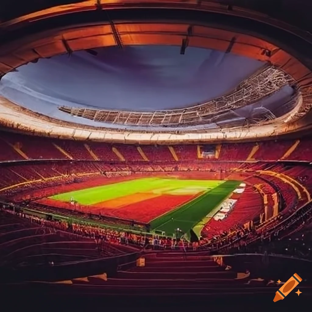 Image of the as roma stadium on Craiyon