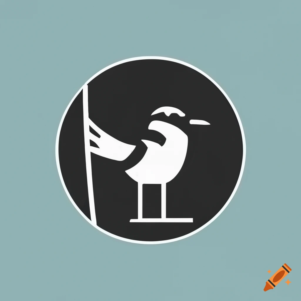 Digital magpie logo on Craiyon