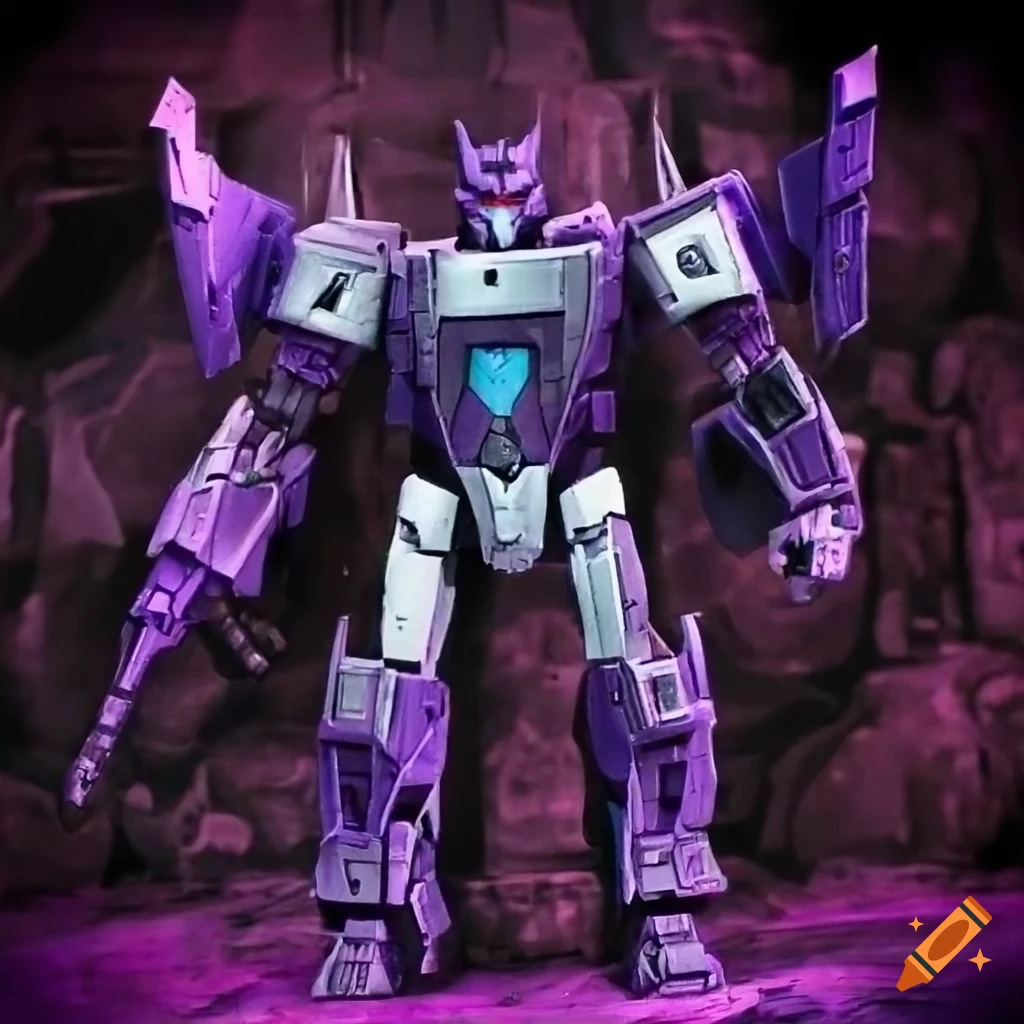 Custom decepticon figurine on Craiyon
