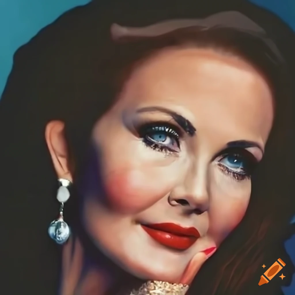Close up Portrait Of Lynda Carter On Craiyon close-up-portrait-of-lynda-carter-on-craiyon