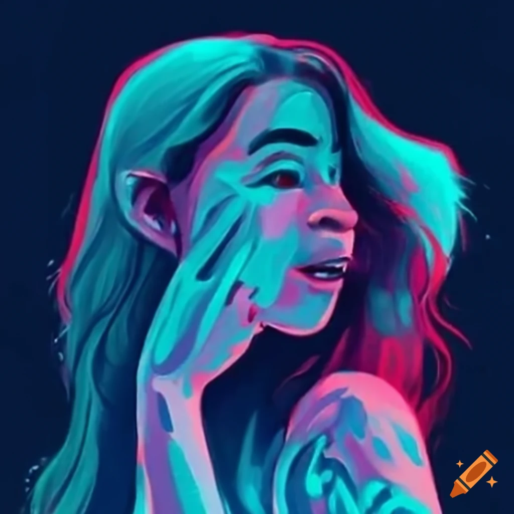 Abstract image representing decoding messages on Craiyon