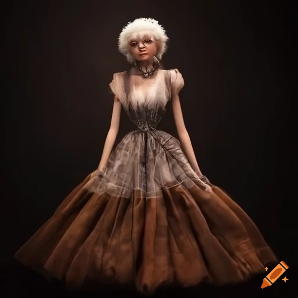 Dress inspired by lemurs on Craiyon