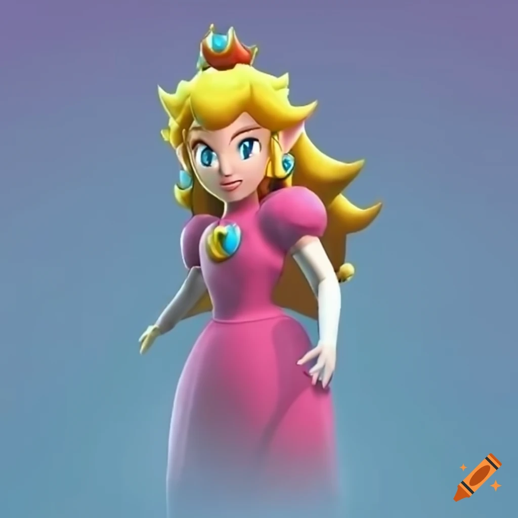 Character swap between princess peach and link