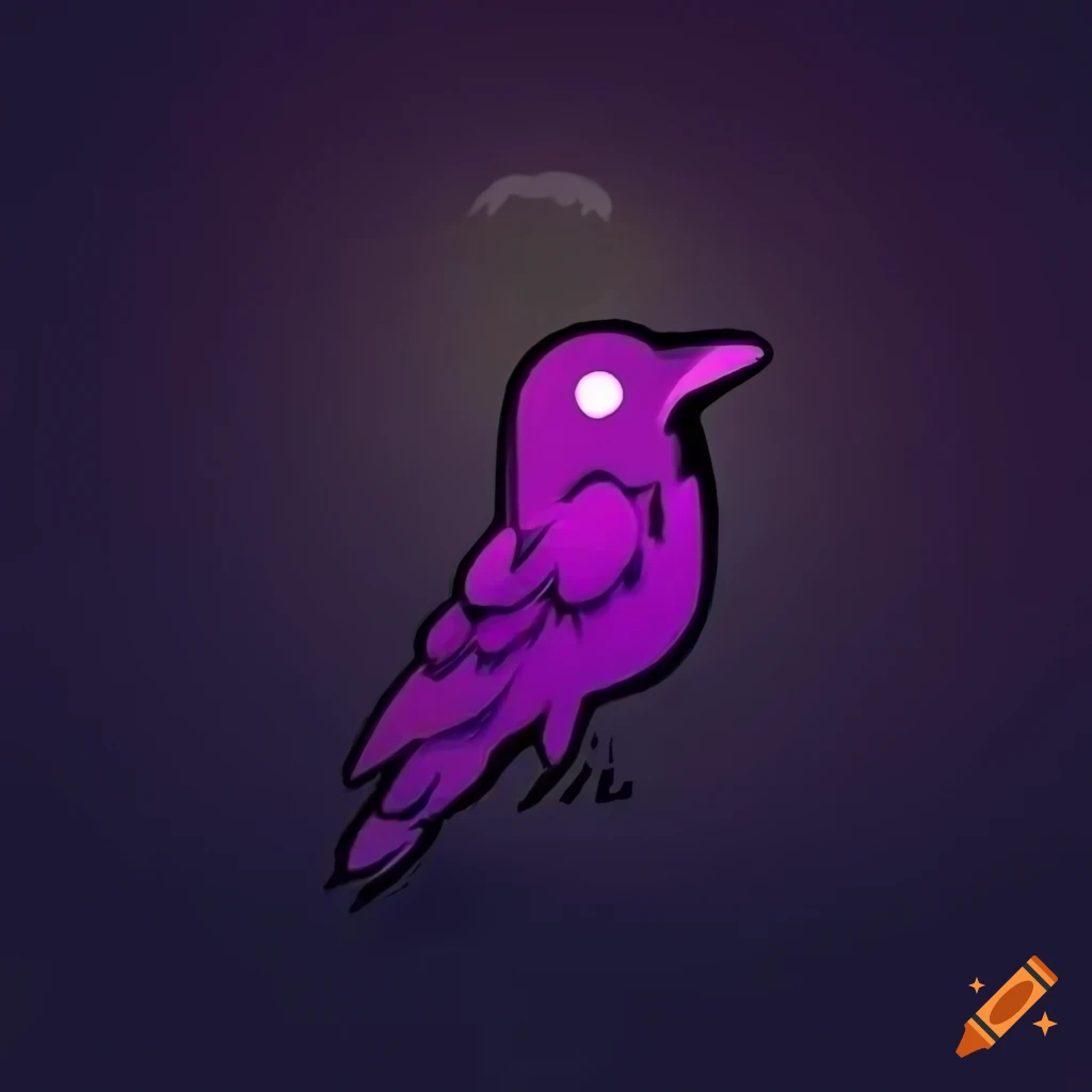 Twitch streamer crow logo on Craiyon