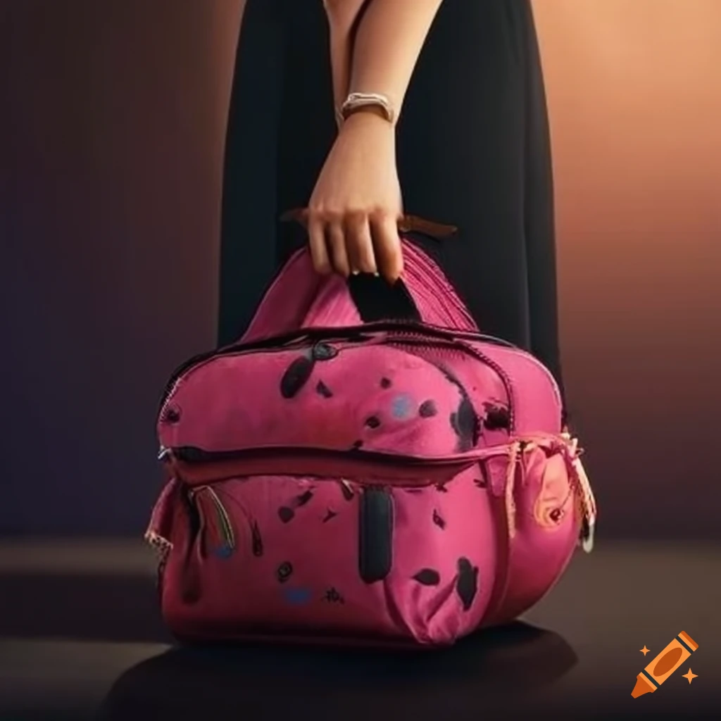 People displaying totto bags and accessories on Craiyon