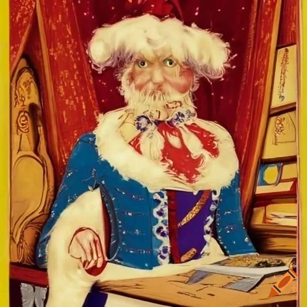 Illustration of the celestial toymaker character