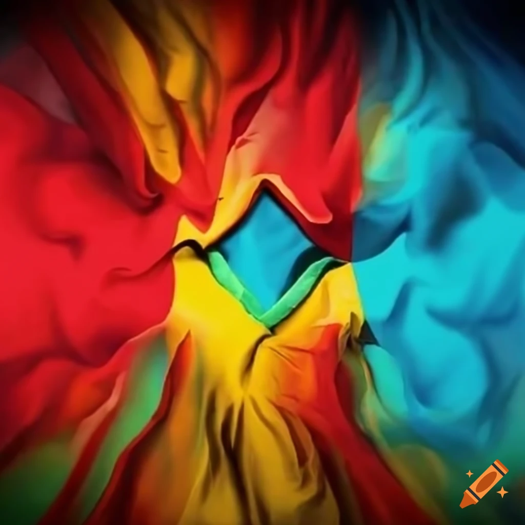 Colorful kabyle flag representing identity and heritage