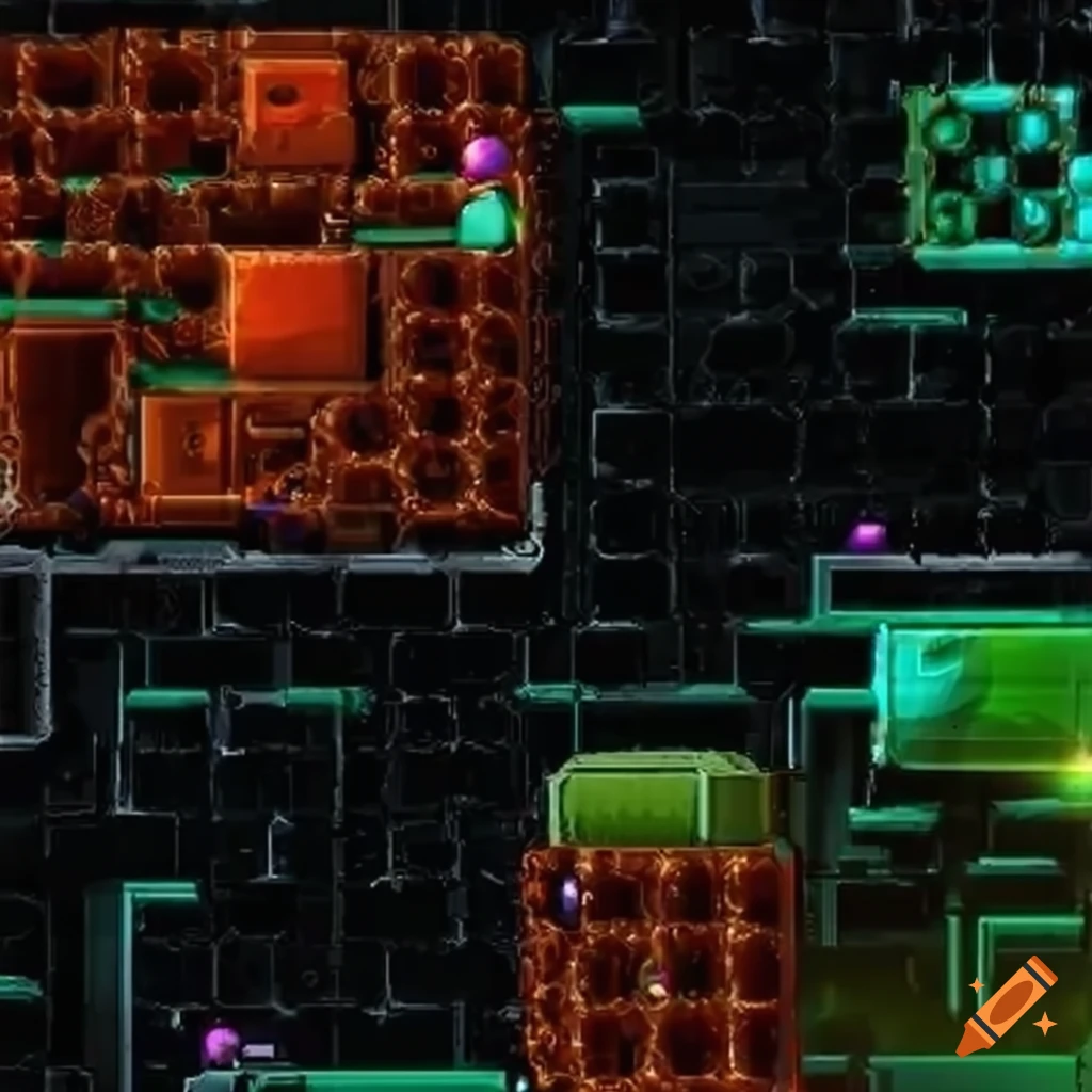 Tiles for a 2d platformer game on Craiyon