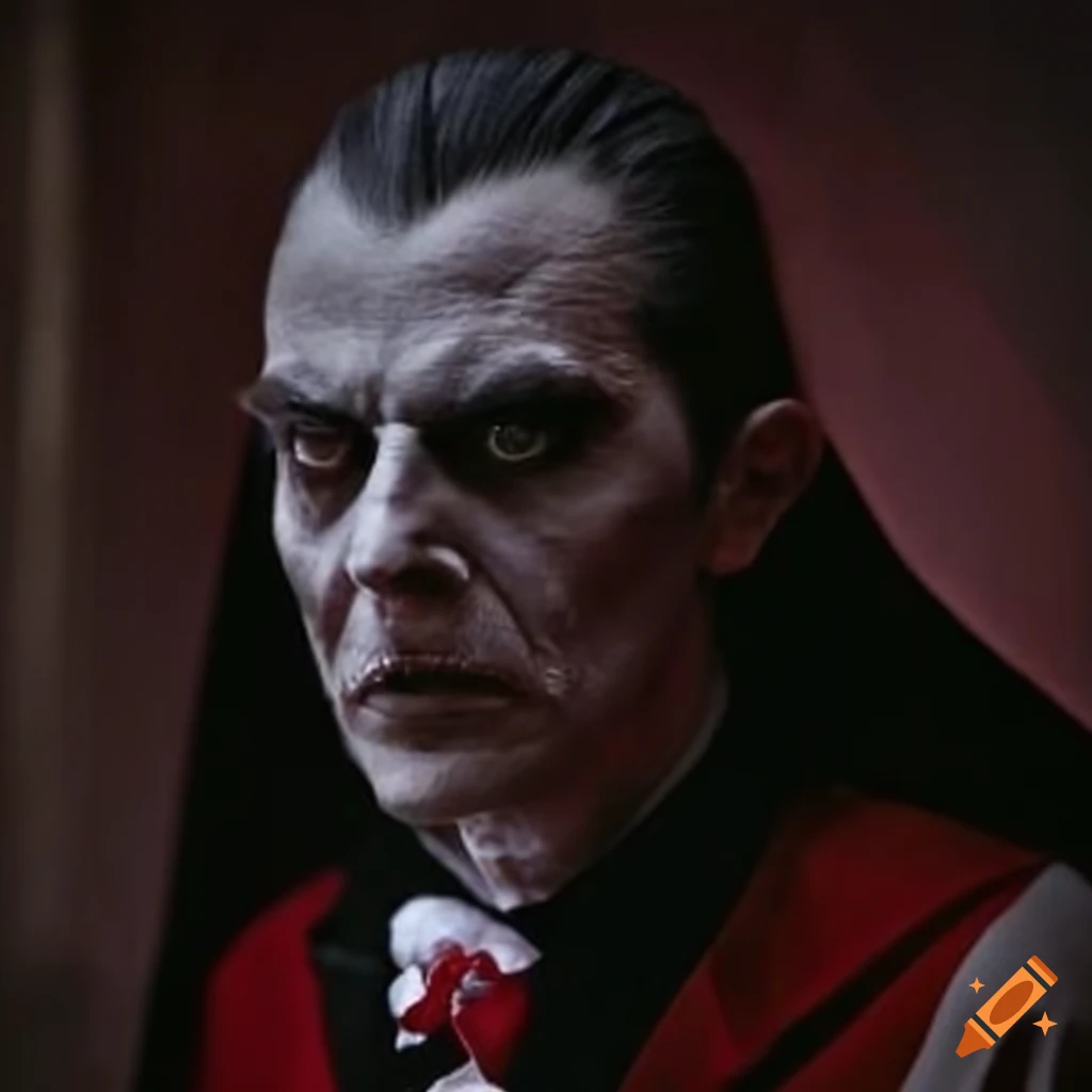 Image of an evil dracula on Craiyon