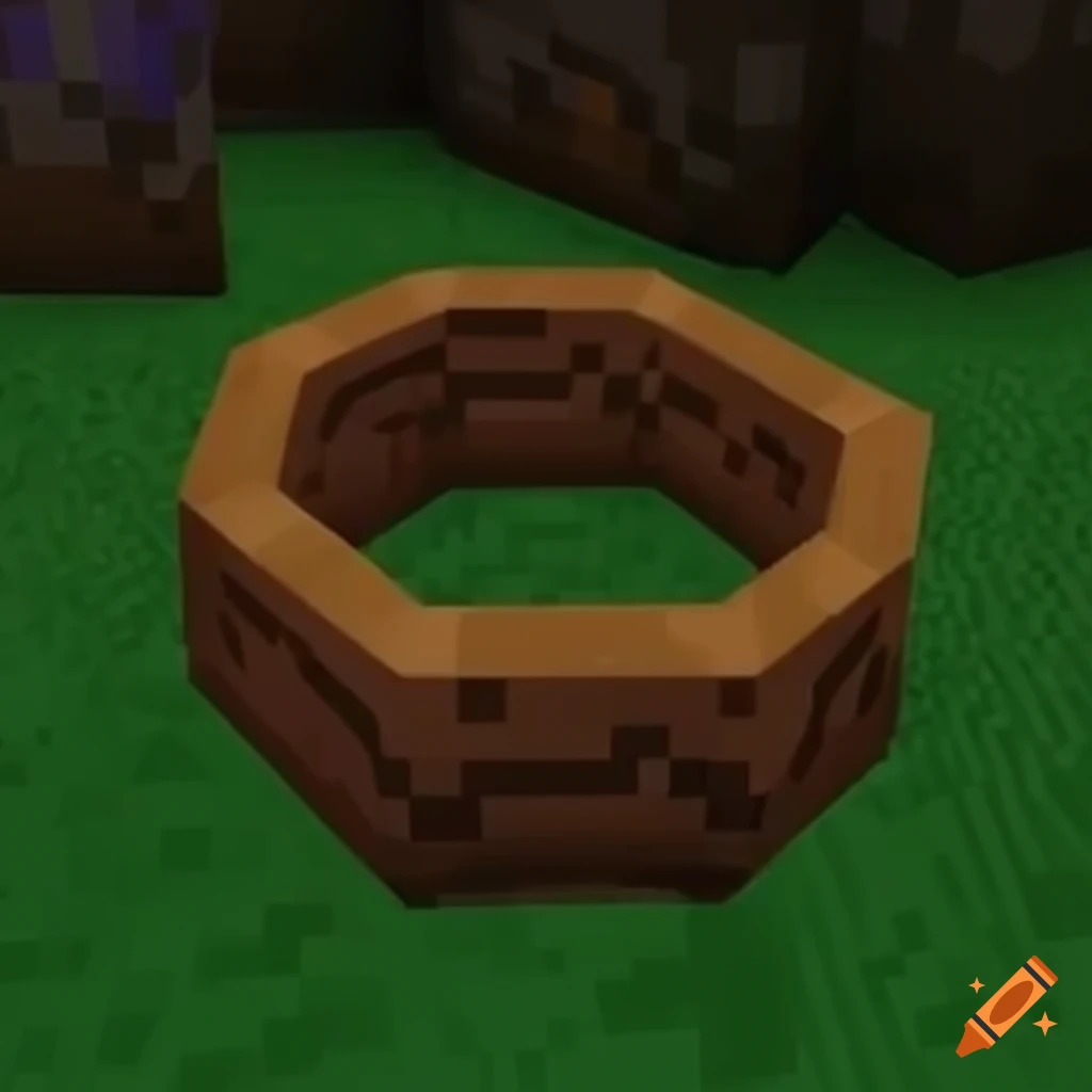 Minecraft realms logo on Craiyon