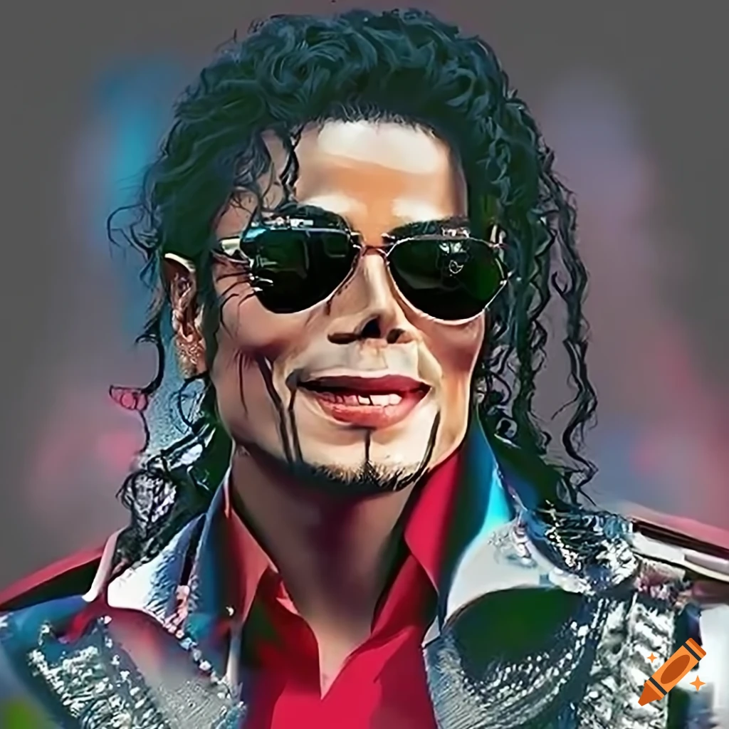 Portrait of Michael Jackson, capturing his iconic style on Craiyon