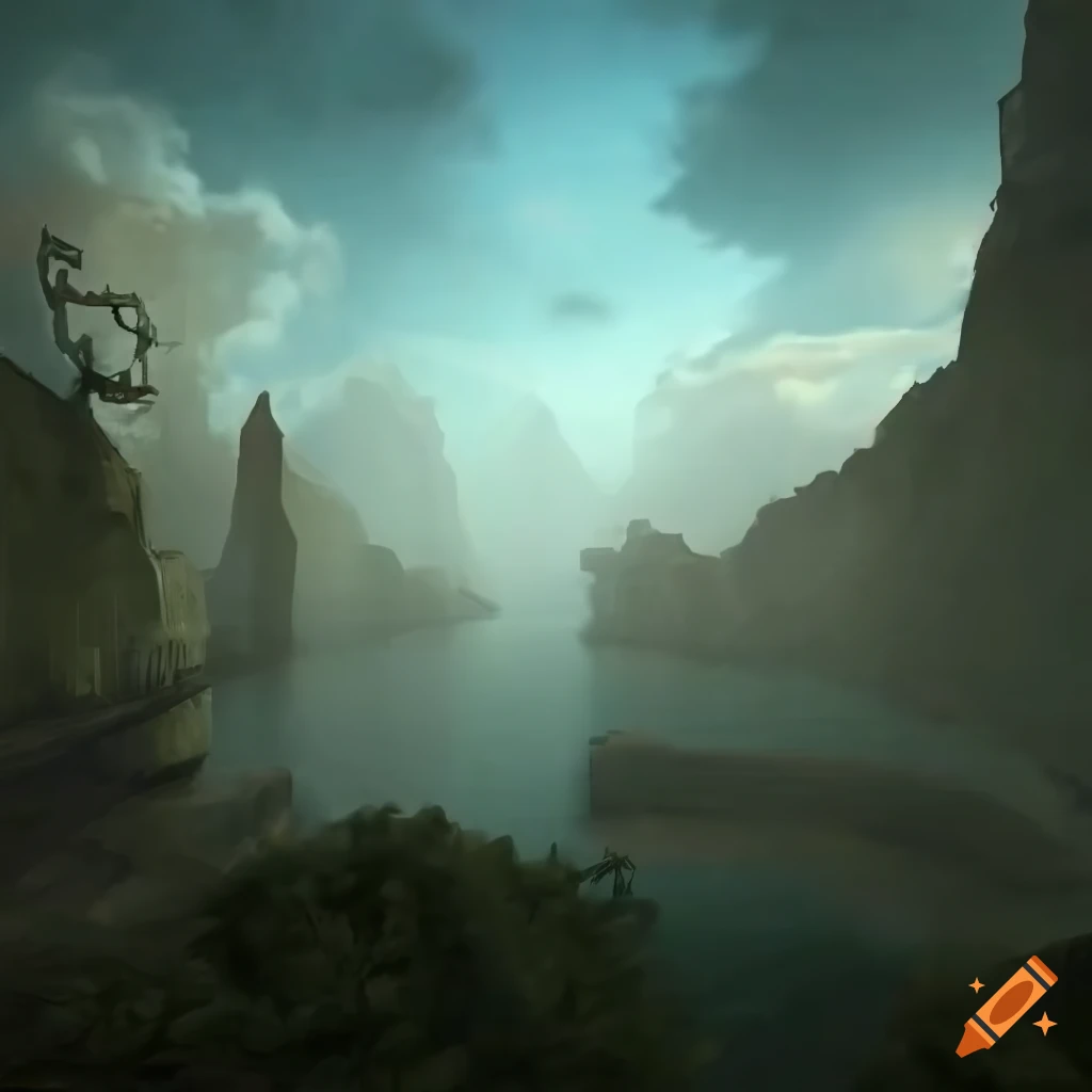 Realistic map of half life game on Craiyon