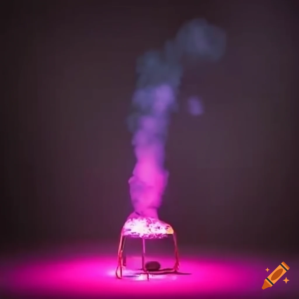 Captivating science show with explosive experiments on Craiyon