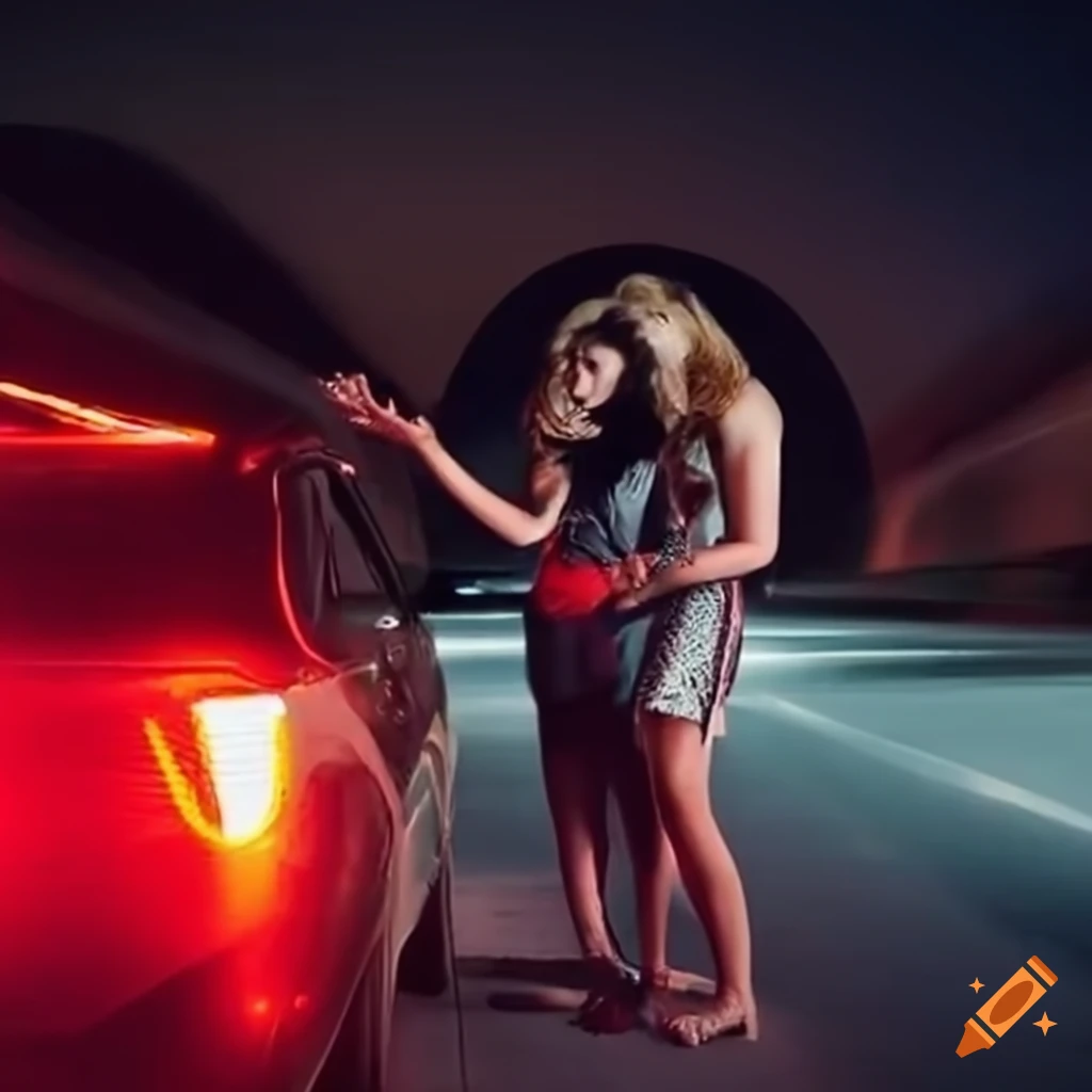 Person taking a photo with a car