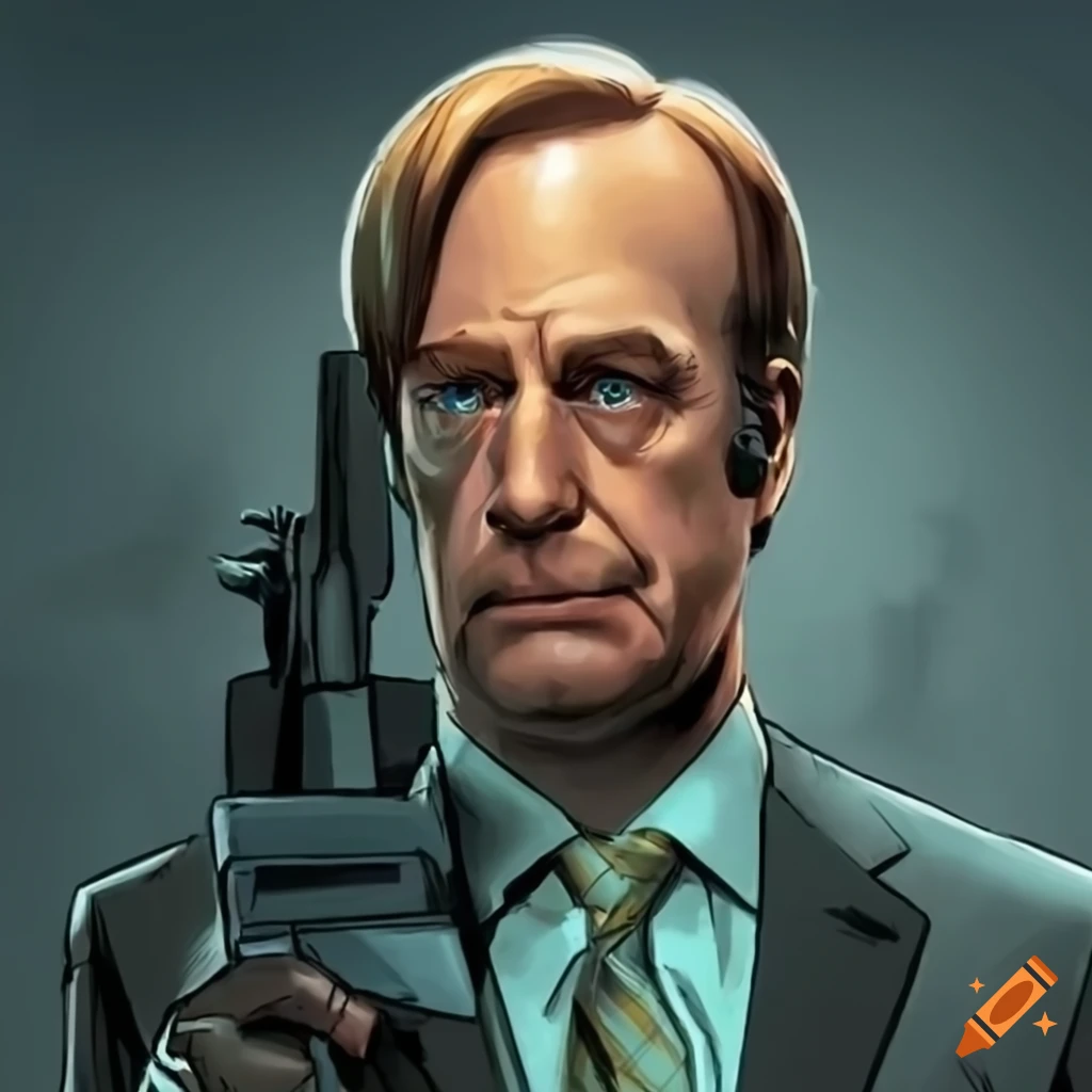 Better call saul on Craiyon