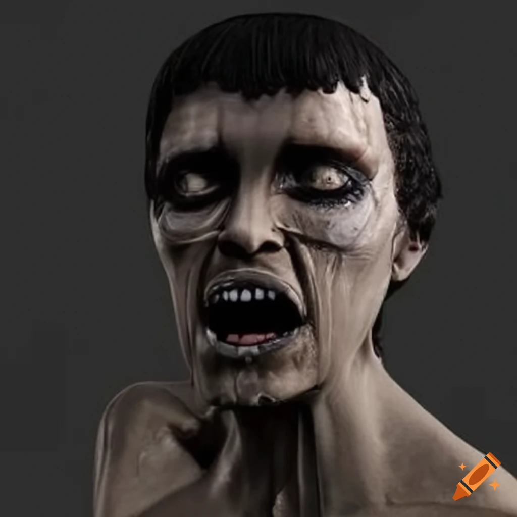 Digital art of a character embodiment on Craiyon