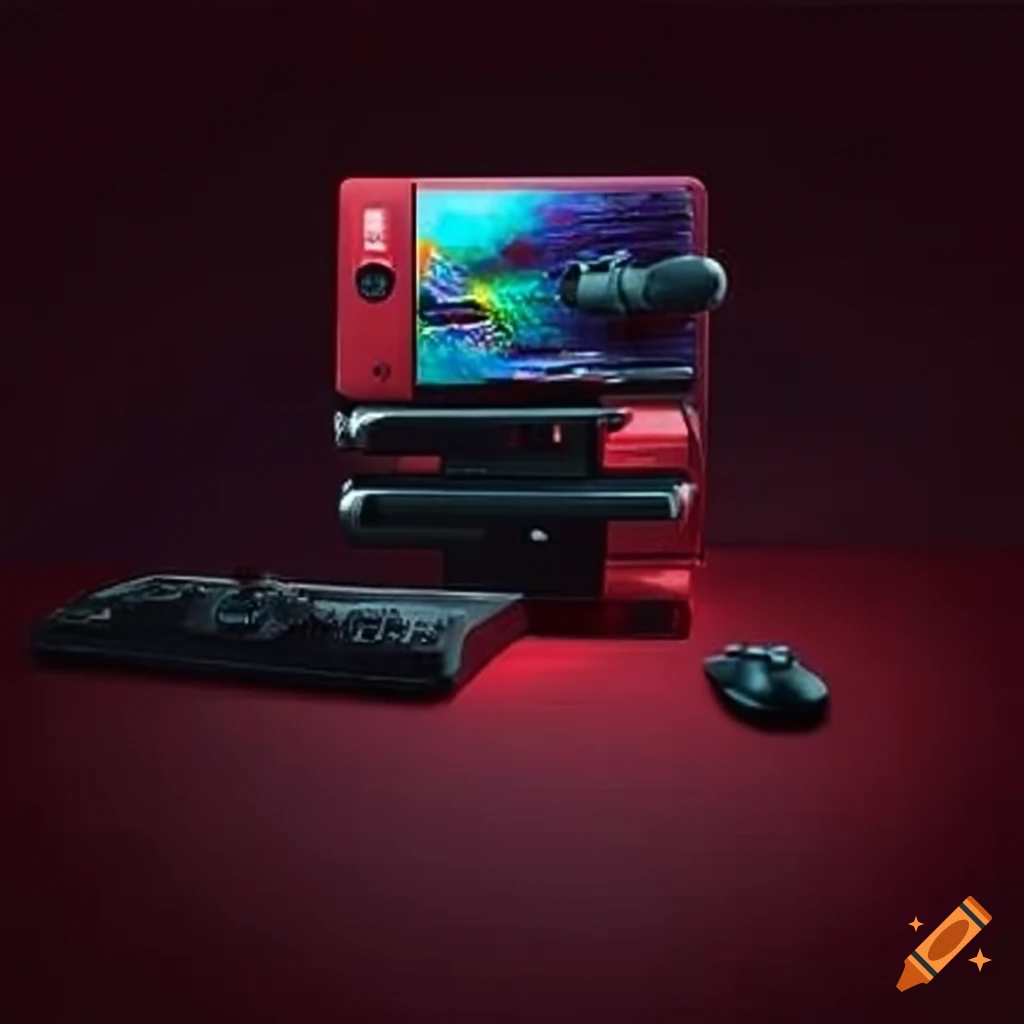 Image of connected gaming consoles on Craiyon