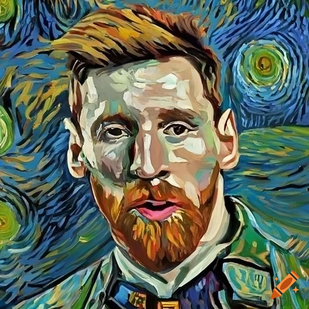 Van Gogh Selvportrett Tegning