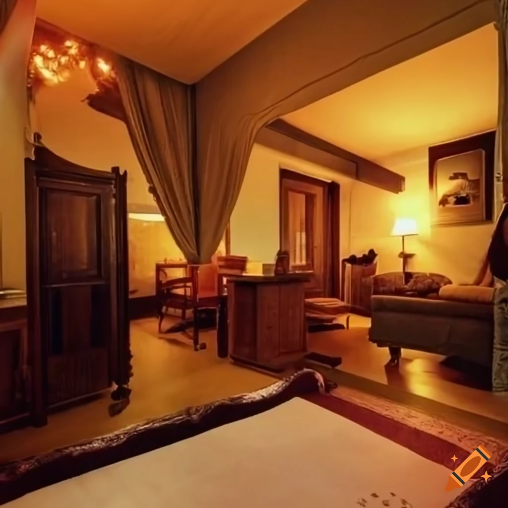 Stunning two-story indian villa on Craiyon