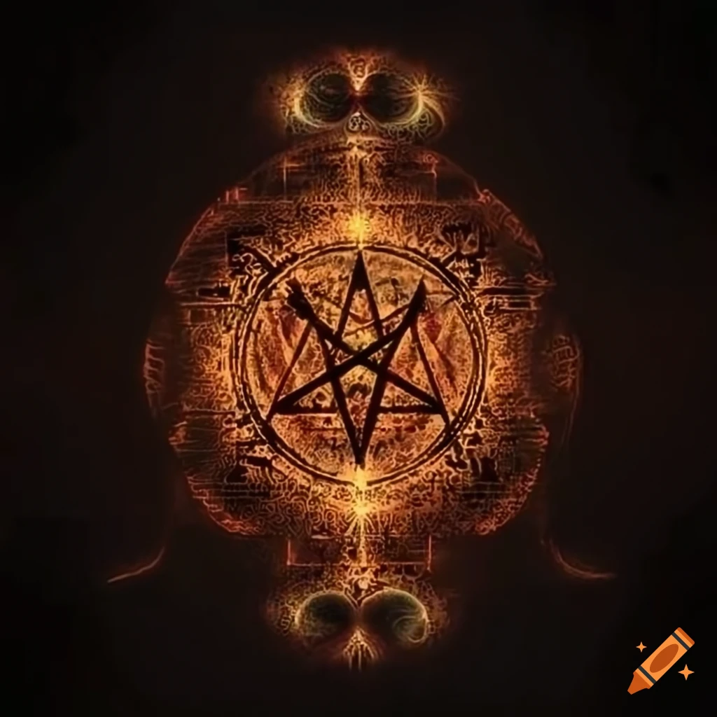 Symbol of the occult on Craiyon