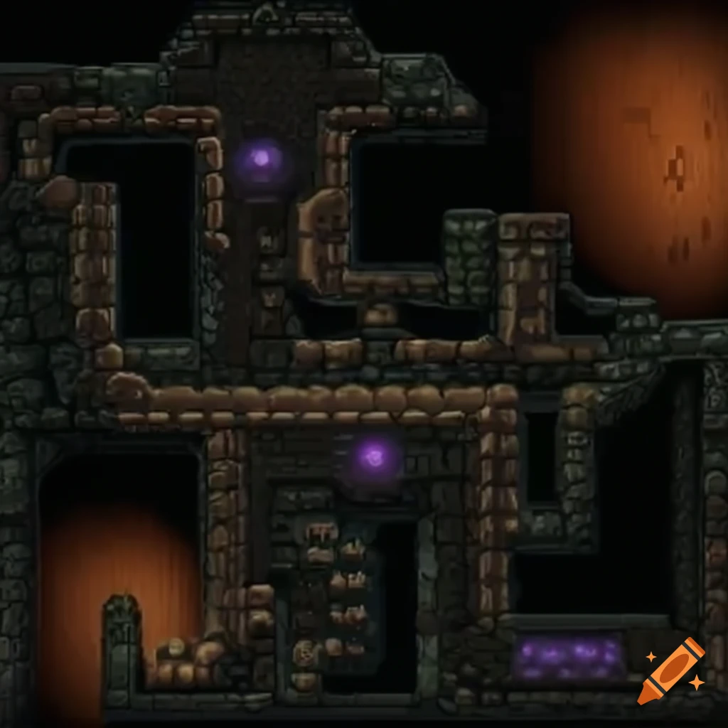 2d game layout map with rocks on Craiyon