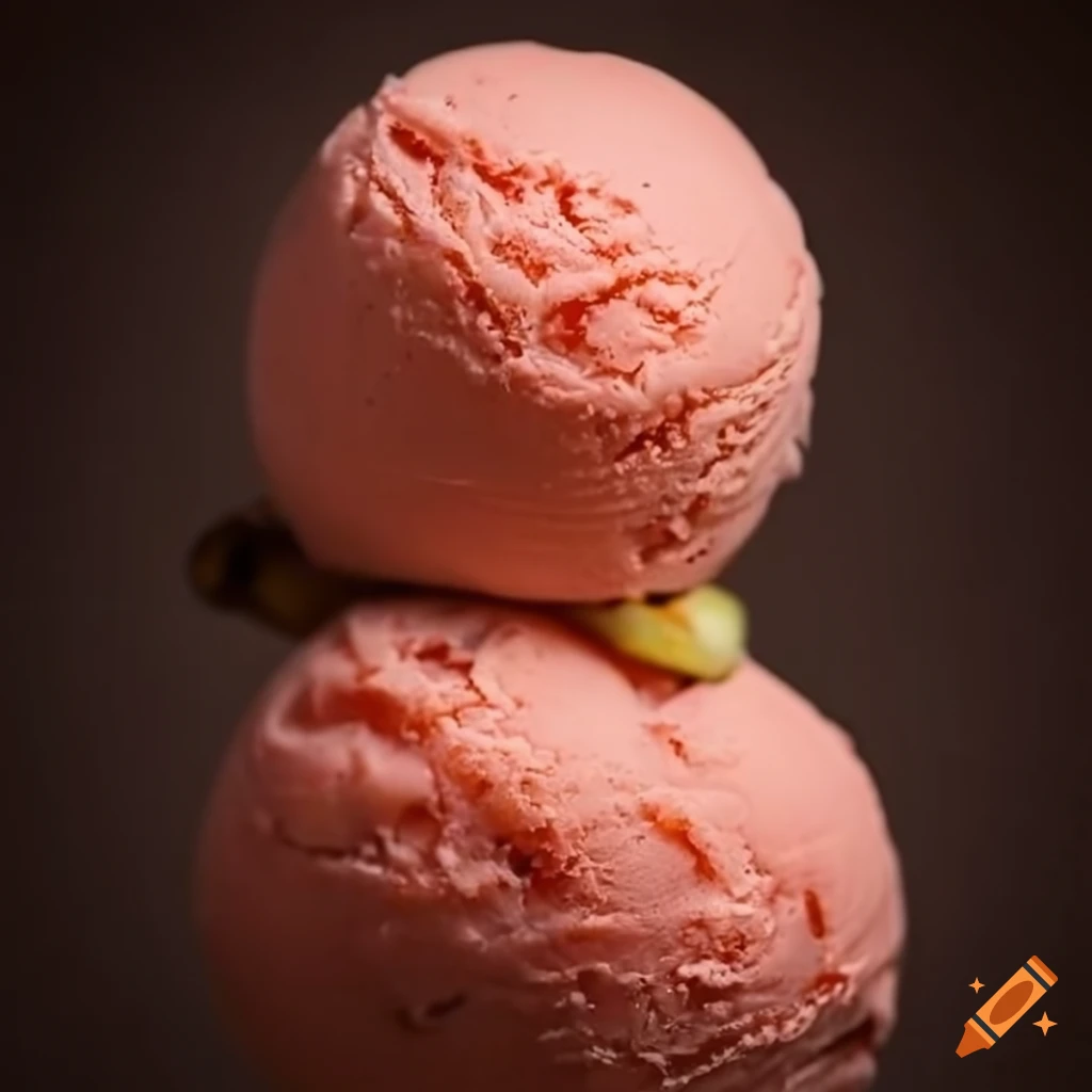 Delicious guava ice cream on Craiyon