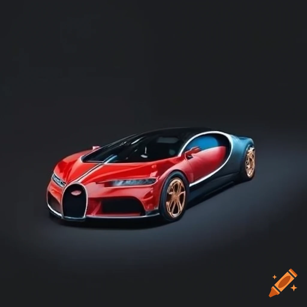 Luxury bugatti car on Craiyon