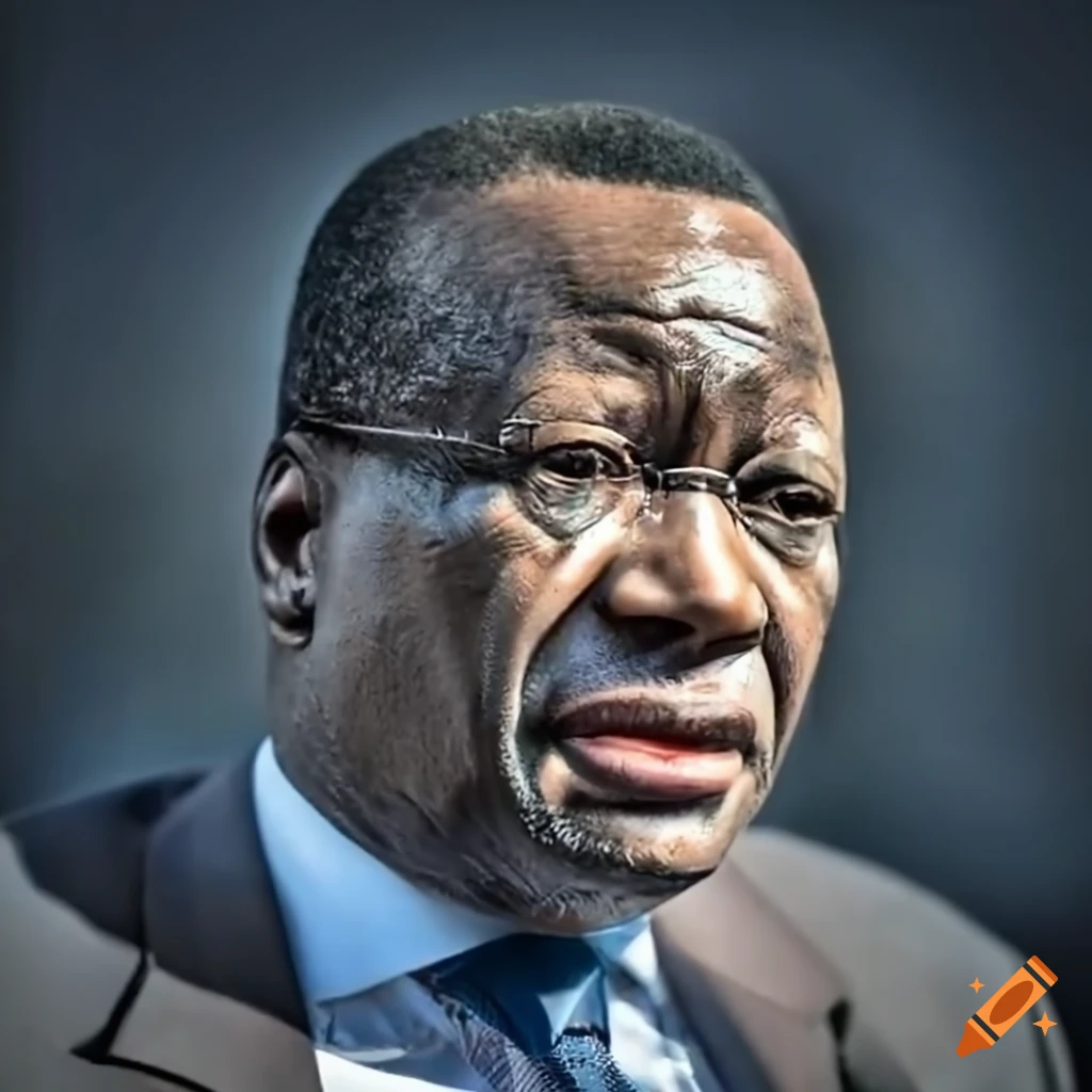 Portrait of pierre buyoya, burundian politician on Craiyon