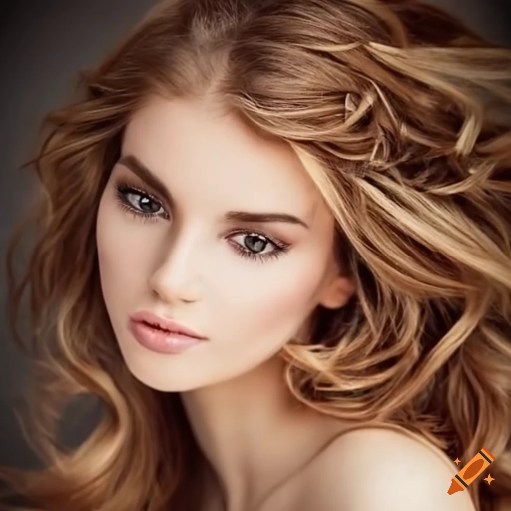 Jolie femme aux longs cheveux