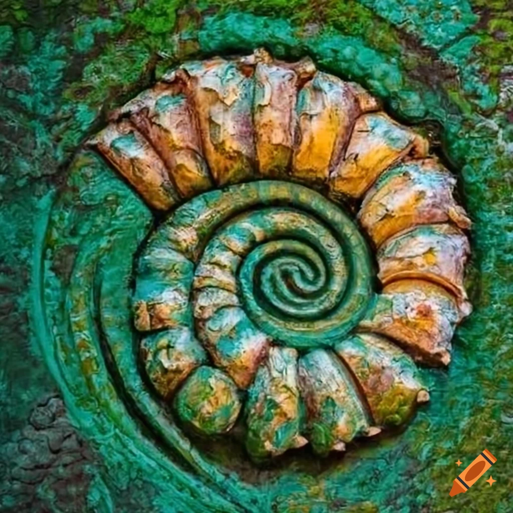 Renaissance fresco style painting of a pineapple on a stone door on Craiyon