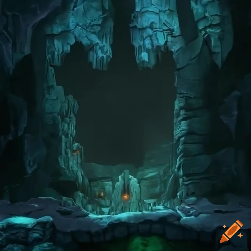 Layout map rocks for a 2d platform game on Craiyon