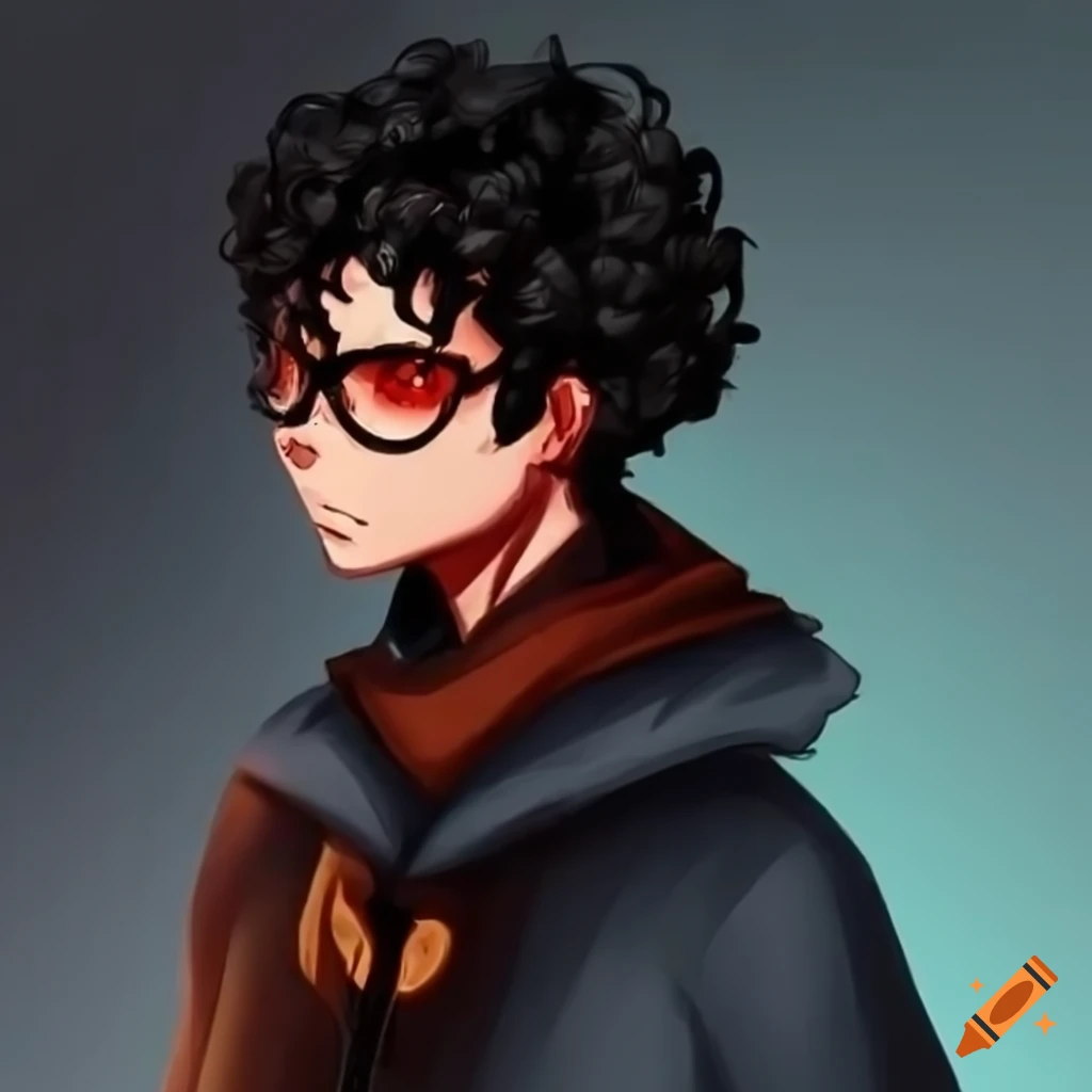 Image of a strong hero with big red eyes on Craiyon