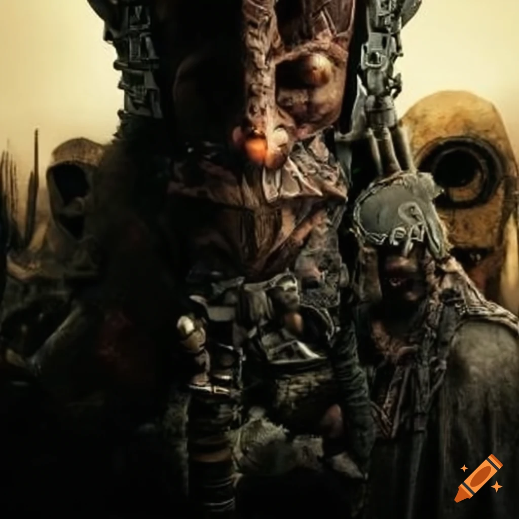 Post-apocalyptic realm filled with ruins on Craiyon