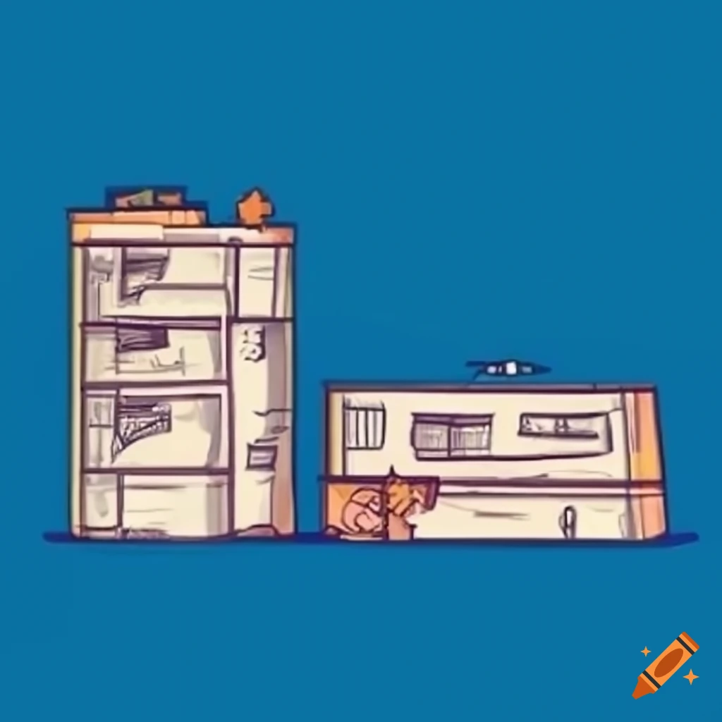 Skyblock servers logo on Craiyon