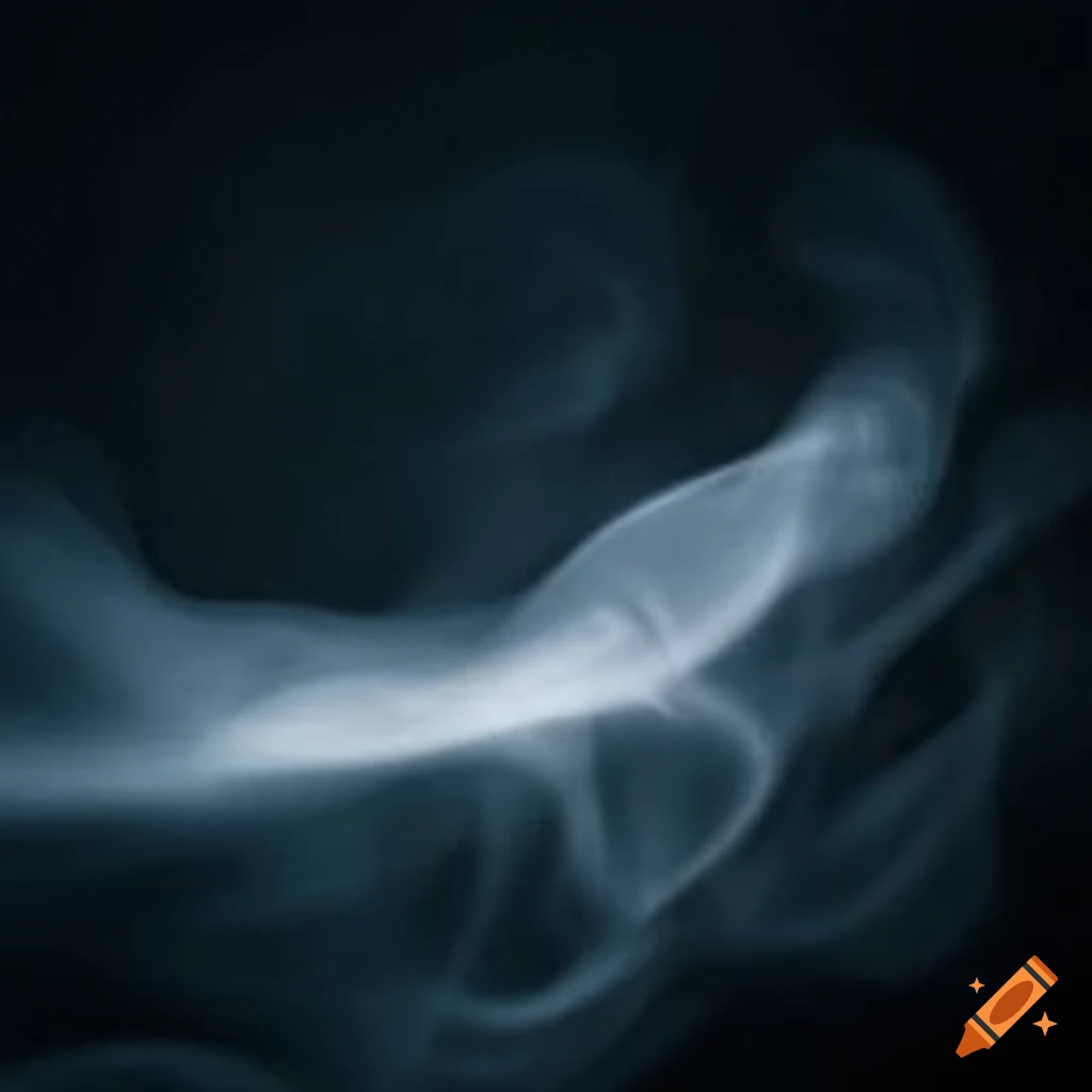 Artistic representation of a smoke wave on Craiyon