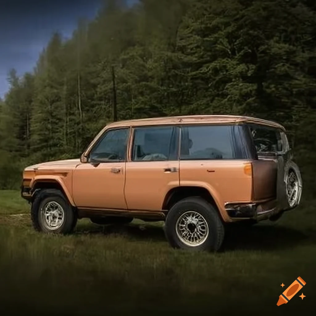 Mitsubishi suv conquering rough terrain