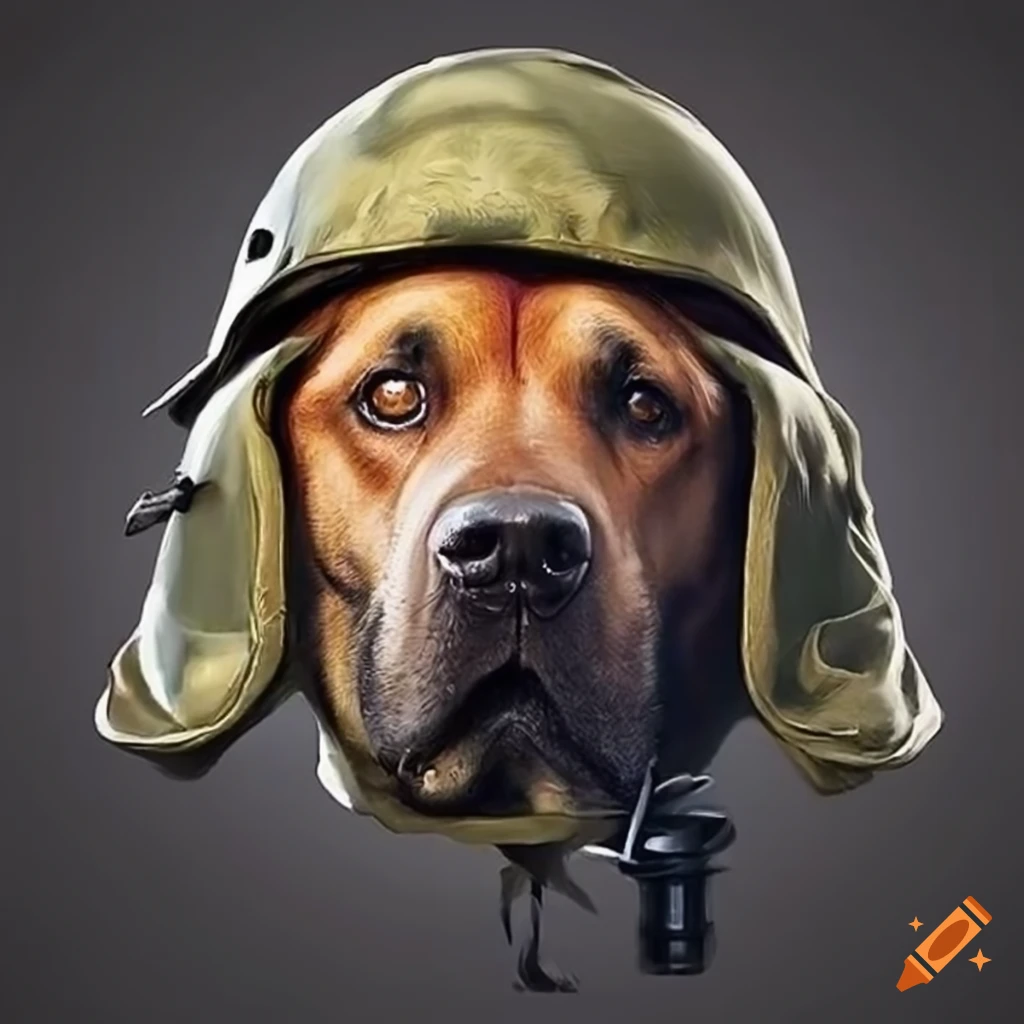 Image of a soldier dog