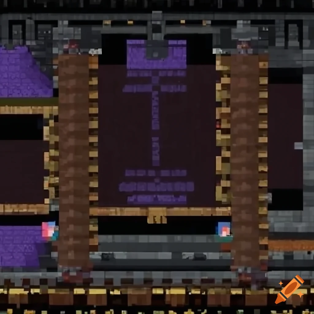 Pixel art arena on Craiyon