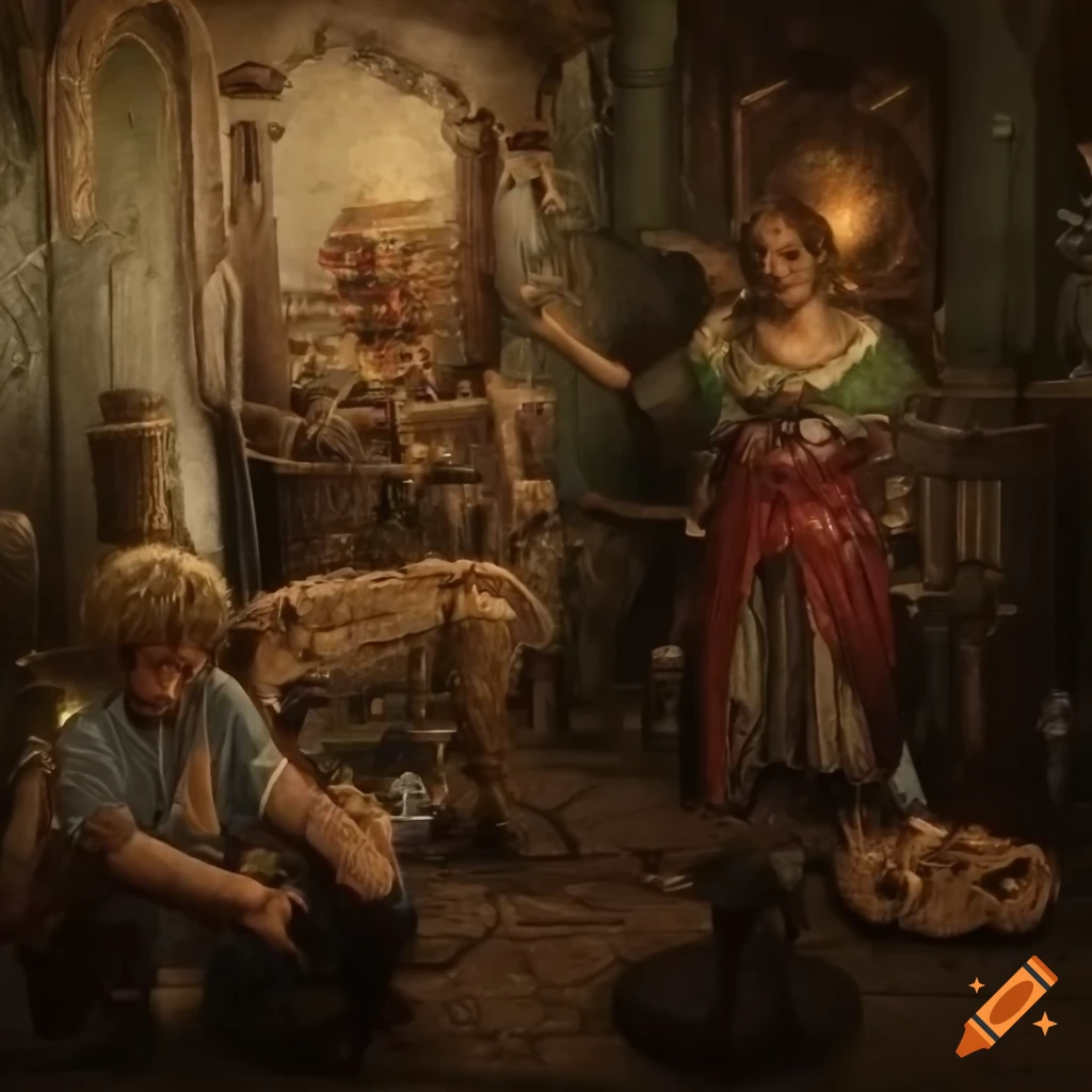 Diverse role-playing environments on Craiyon