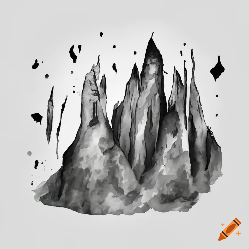 Image of precarious island terrain