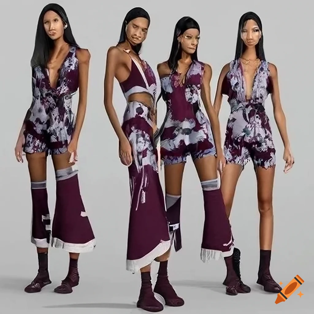 High-resolution 3d render of revolve ss24 playsuit on Craiyon