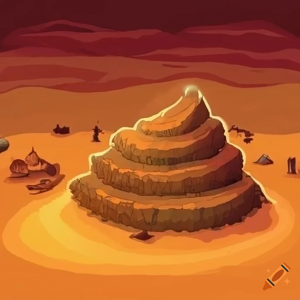 Dnd desert battlemap