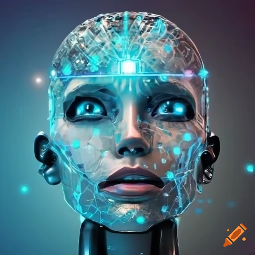 Artificial intelligence concept on Craiyon