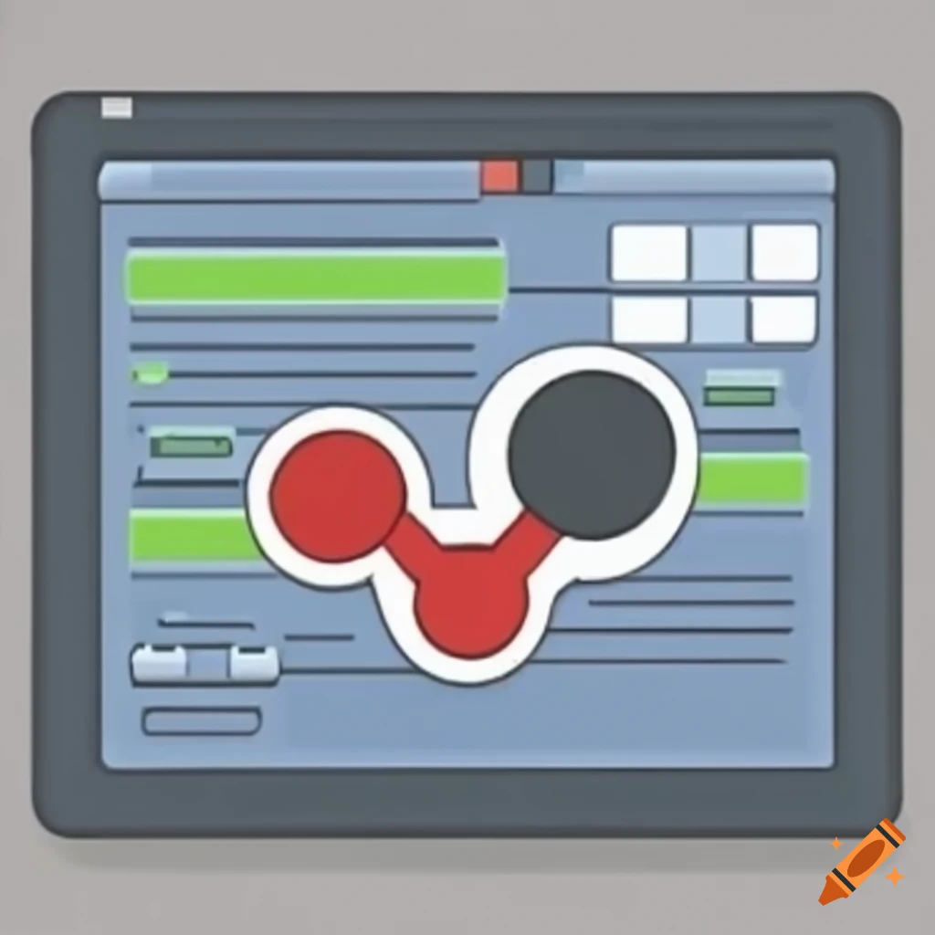 Icon for control and management of saved data