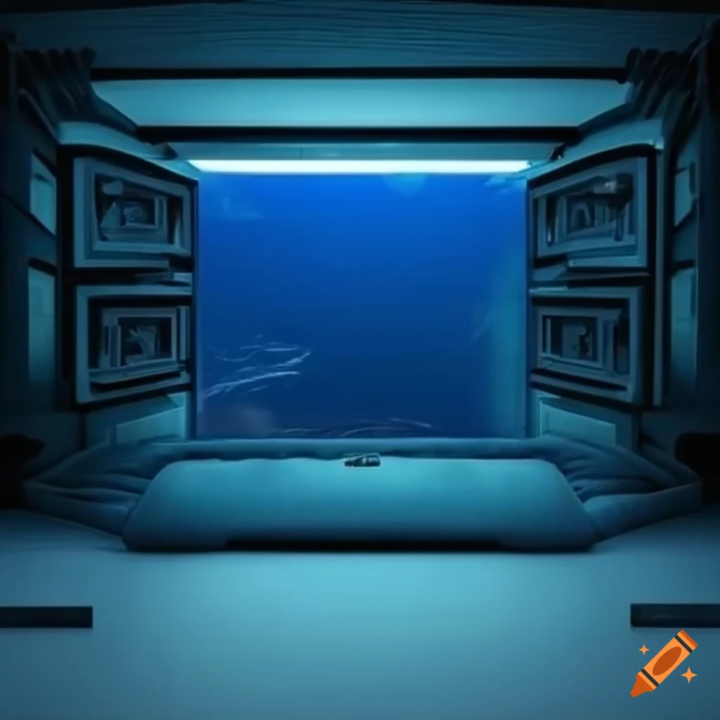 Interior design of a 3d graphics room on Craiyon