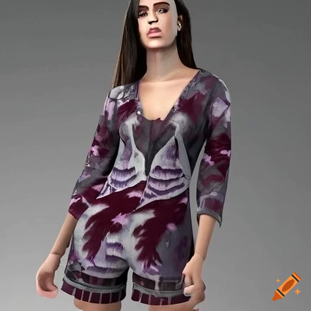 High-resolution 3d render of ss24 bestselling playsuit on Craiyon