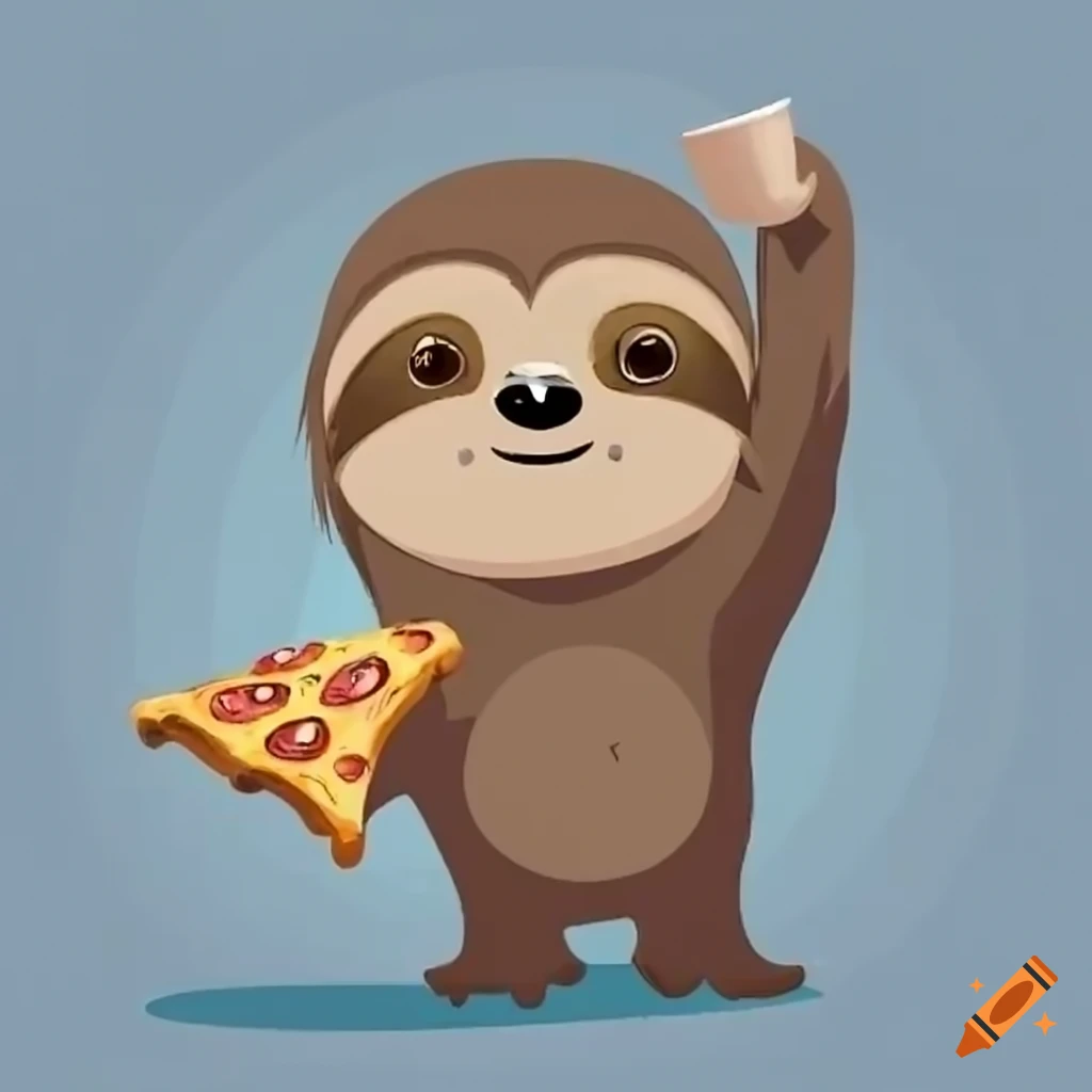 A sloth playing poker on Craiyon