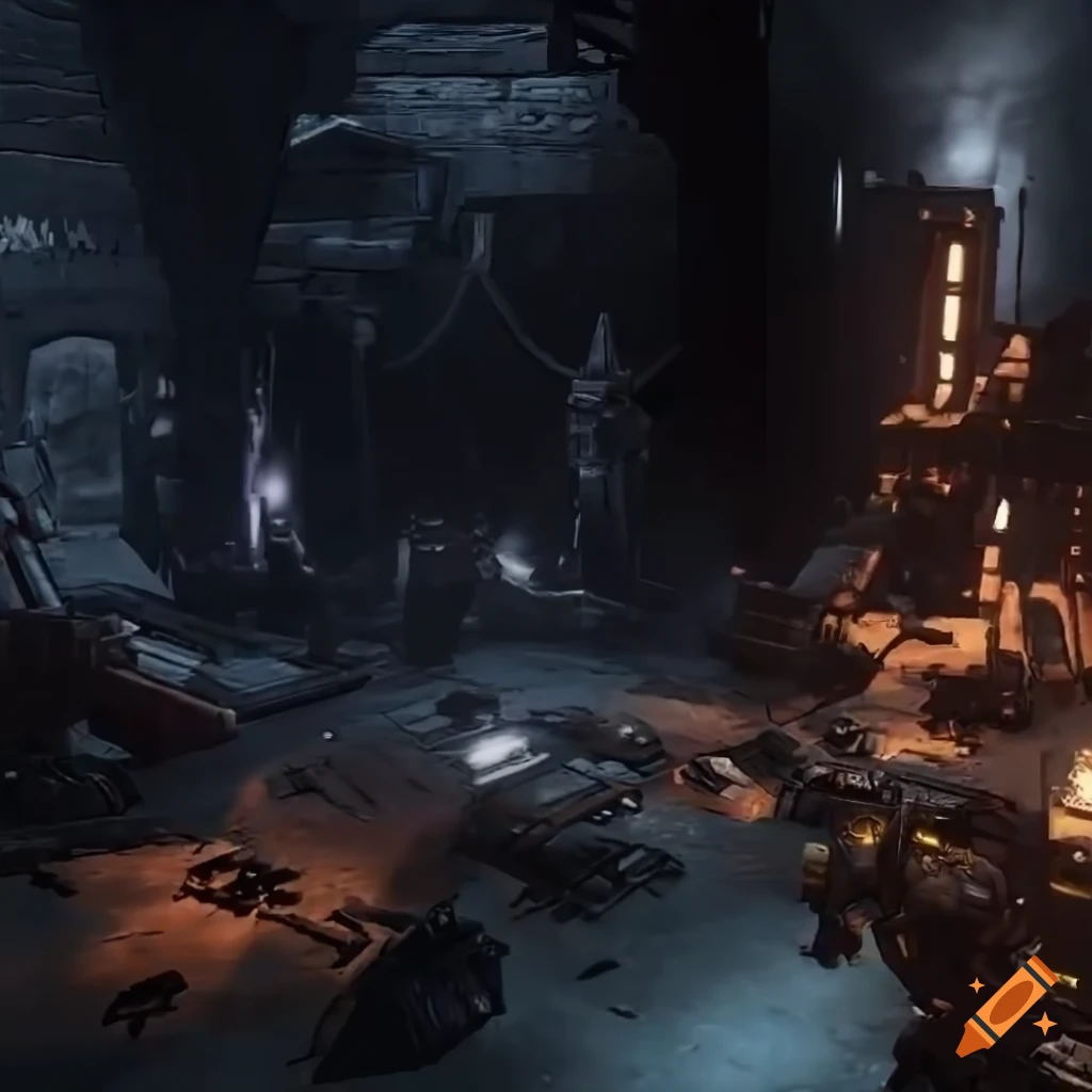 Detailed isometric video game kit with elements from various games on ...