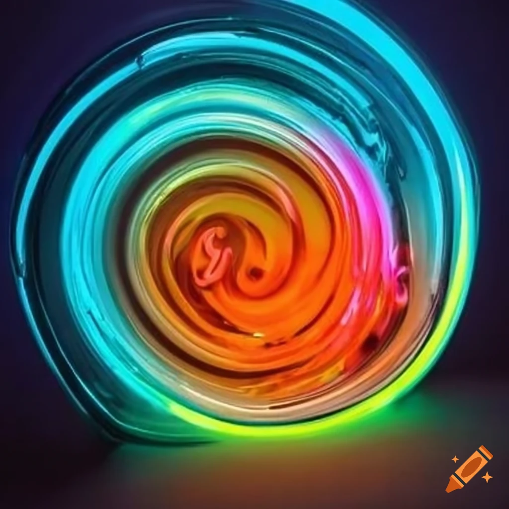 Neon colored number 90 on white background on Craiyon