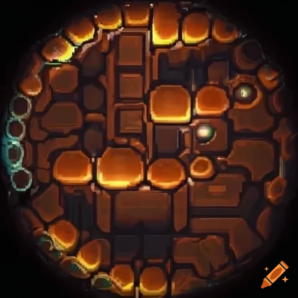 2d platform game with molten bubble tiles